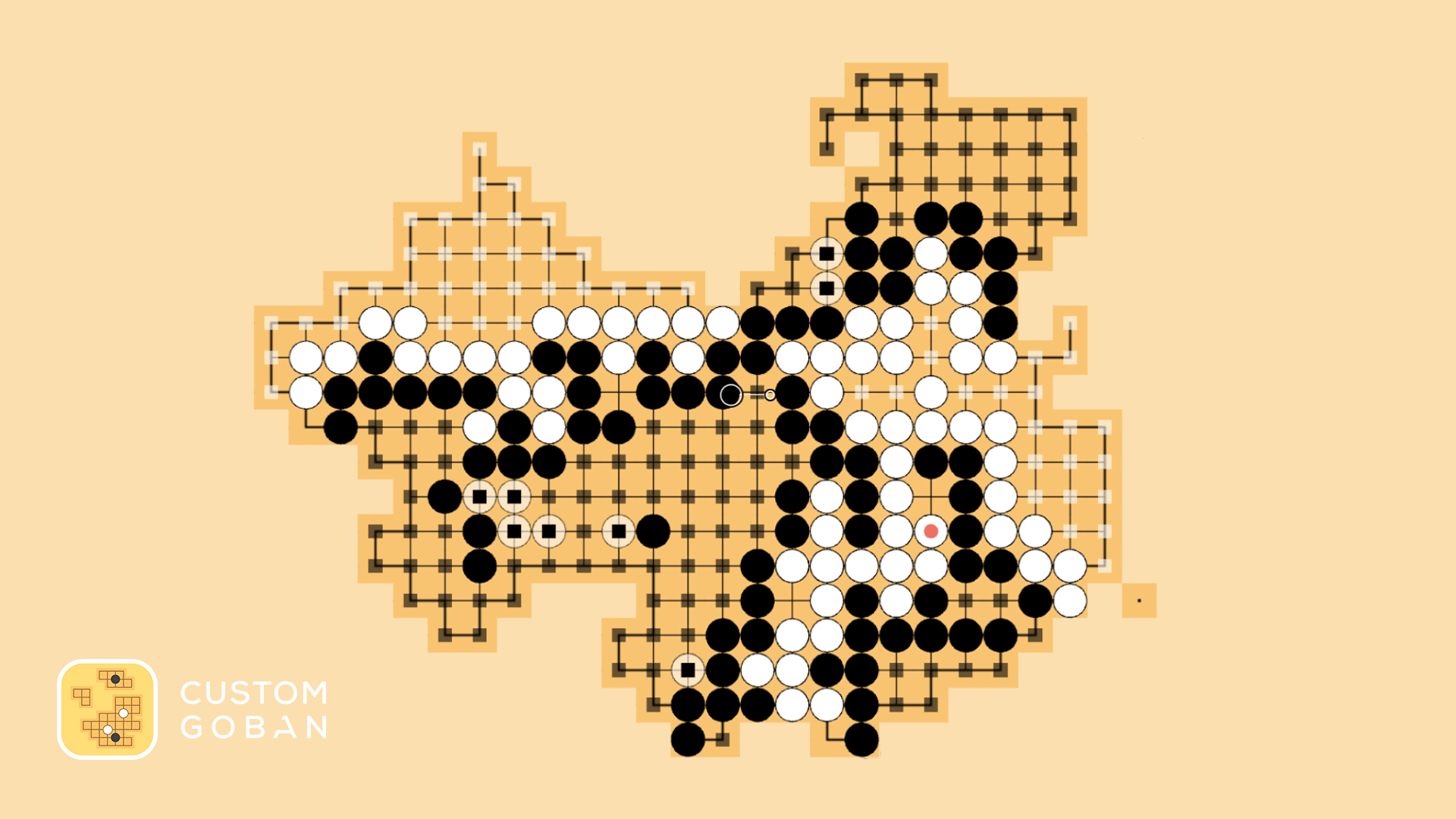 Game of Go (Igo, Weiqi, Baduk) Reimagined - Custom Goban